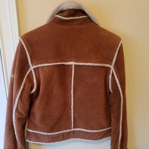 Emu | Jackets & Coats | Nwot Emu Genuine Suede Leather Sheepskin Fleece ...